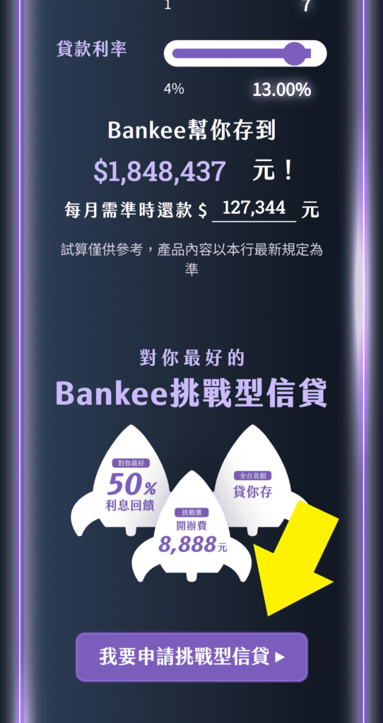 Bankee貸你存挑戰型信貸方案好嗎？回饋50%利息是真的嗎？1篇搞懂優缺點！ - AlphaLoan阿發龍信貸預測網